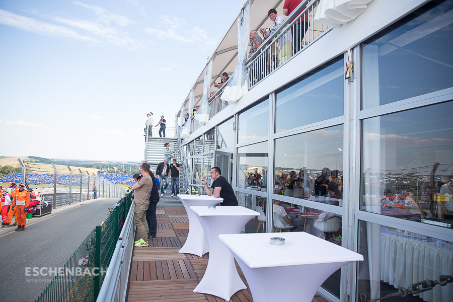 Eschenbach Temporäre Architektur - Doppelstockzelt VIP T5 Sachsenring